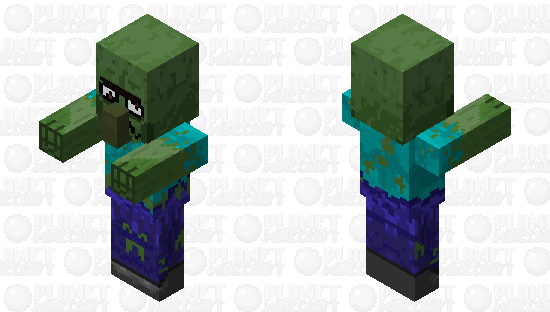 Refract Zombie Villager Minecraft Mob Skin