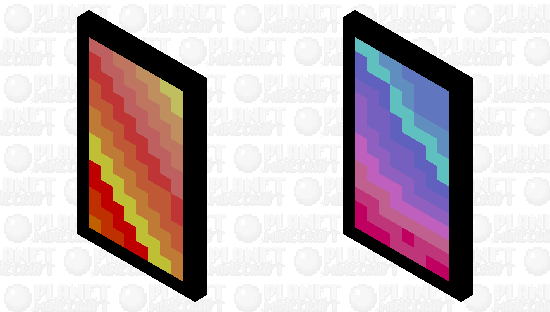 Rainbow happy shade Minecraft Mob Skin