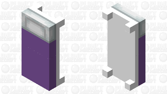 Purple bed! Minecraft Mob Skin