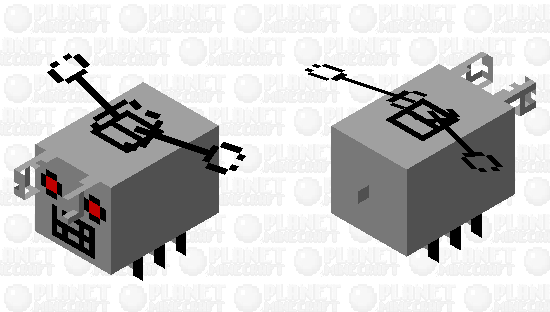 Nanorobot Minecraft Mob Skin