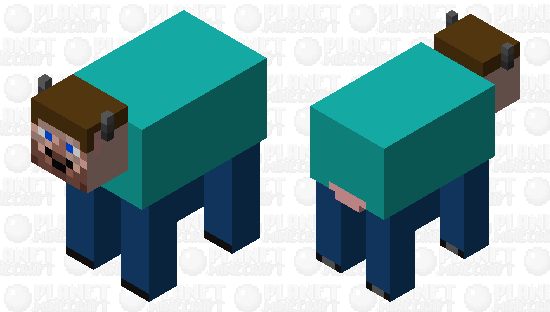 Steve cow Minecraft Mob Skin