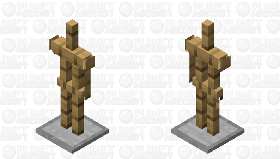 No Arms Armour stand (For Bedrock edition) Minecraft Mob Skin