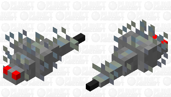 Evil silver fish Minecraft Mob Skin