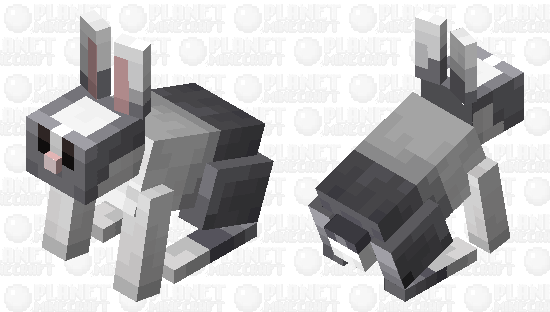 Vested rabbit Minecraft Mob Skin
