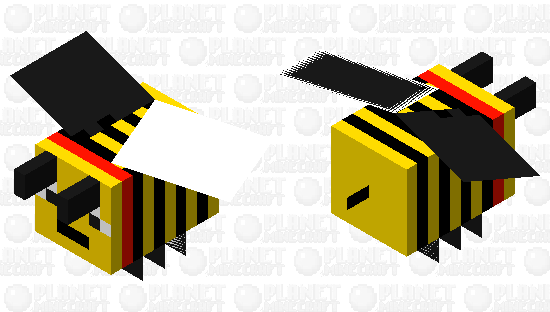 Happy bee Minecraft Mob Skin