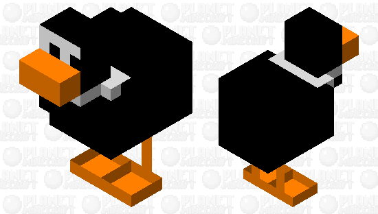 Daffy Duck Minecraft Mob Skin