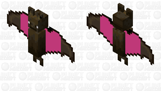 Heart bat Minecraft Mob Skin