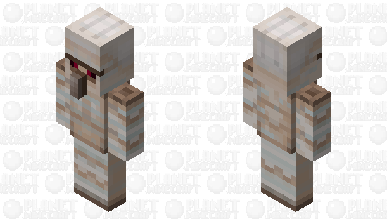 Golem Iron Re Texturing Clean Without Plants The Size Of A Villager Minecraft Mob Skin