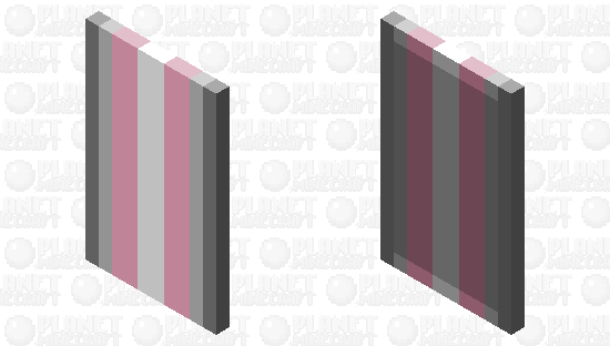 Demigirl flag cape Minecraft Mob Skin