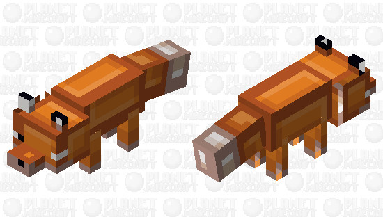 Simplistic Fox (Read Desc) Minecraft Mob Skin