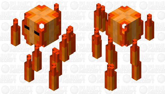 Fire ifrit Minecraft Mob Skin