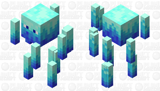 Blue Blaze Minecraft Mob Skin