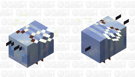 Freezing Bee Minecraft Mob Skin