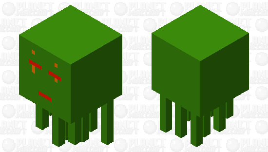Green Ghast Minecraft Mob Skin