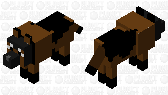 German Shepherd Minecraft Mob Skin