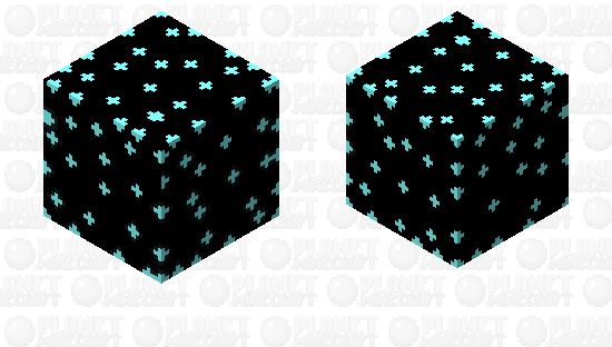 Floating spotted block Minecraft Mob Skin