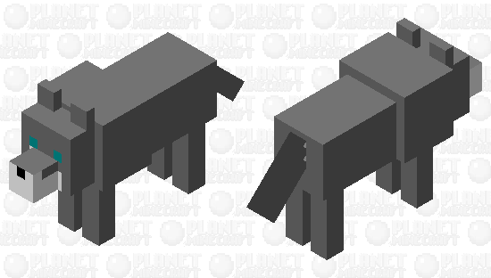 Lycaon Wolf Minecraft Mob Skin