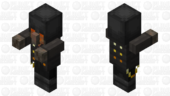 Lava Walker Vindicator / Remade Re-texturing Minecraft Mob Skin