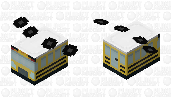 School Bus Minecraft Mob Skin