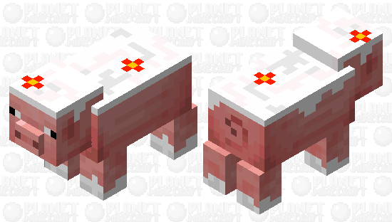 Snow Pig Minecraft Mob Skin