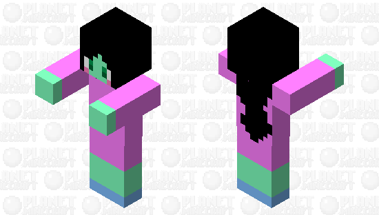 Cute zombie Minecraft Mob Skin