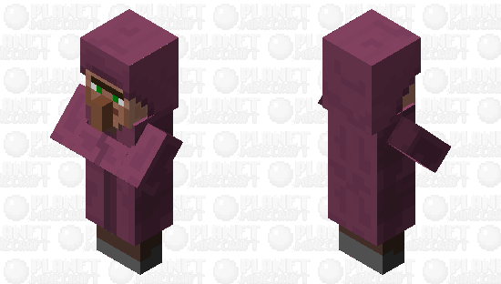 Old priest villager Minecraft Mob Skin
