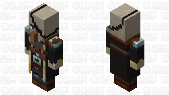 Witch(Captain) Minecraft Mob Skin