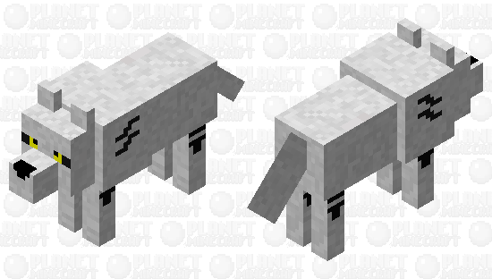 Lobo (Justiça Jovem) Minecraft Mob Skin