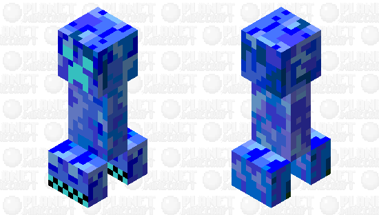 Glow Creeper Minecraft Mob Skin