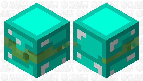 Slime with diamond armor Minecraft Mob Skin