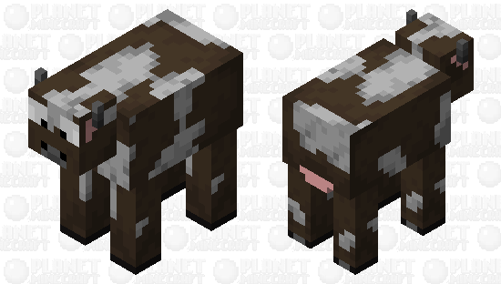 Big eye cow Minecraft Mob Skin