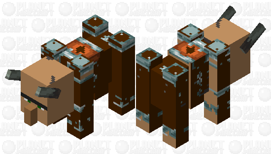 Villager / Ravager Hybrid Minecraft Mob Skin