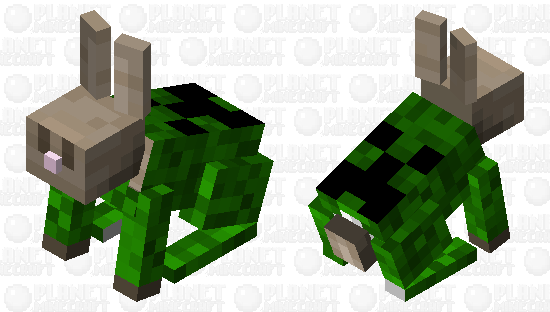 creeper rabbit Minecraft Mob Skin