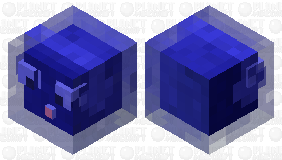 Blue gamer slime Minecraft Mob Skin