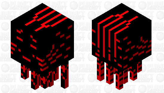 fire ghast Minecraft Mob Skin