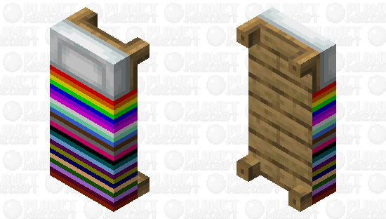 RGB Bed Minecraft Mob Skin