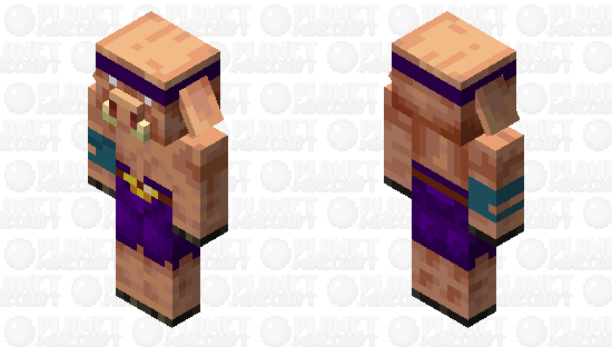 Piglin Fungus Thrower (Minecraft Dungeons Nether DLC) Minecraft Mob Skin