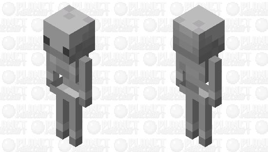 Simple Skeleton Minecraft Mob Skin