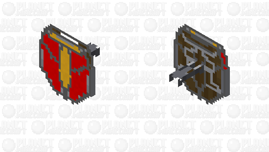 Circle Roman Shield Minecraft Mob Skin