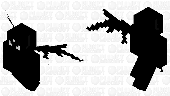 Cartoon Shin Demon Minecraft Mob Skin