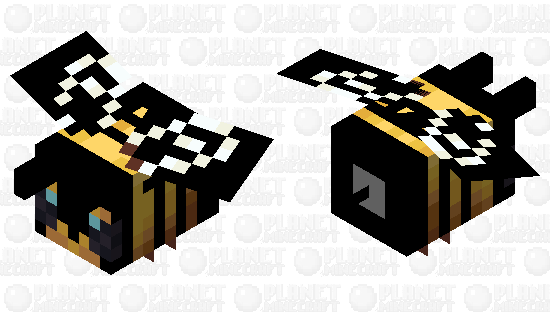 edited bee Minecraft Mob Skin