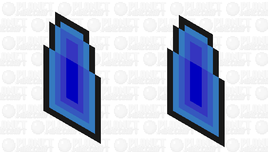 Kings Blue Cape Minecraft Mob Skin