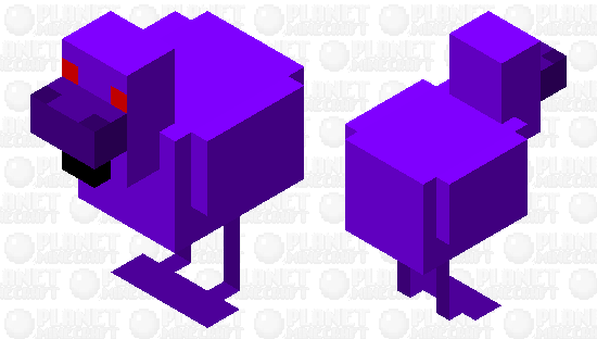 Void Chicken Minecraft Mob Skin