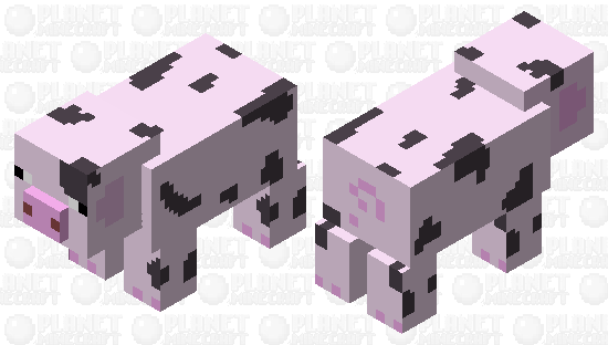 spotted pig(updated) Minecraft Mob Skin