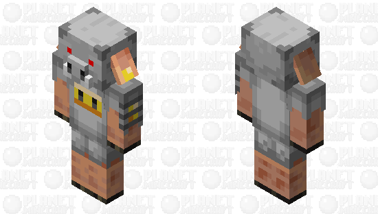 Piglin in Mechanical Suit 3# Minecraft Mob Skin
