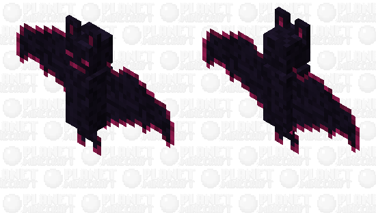 Corrupted Bat Minecraft Mob Skin