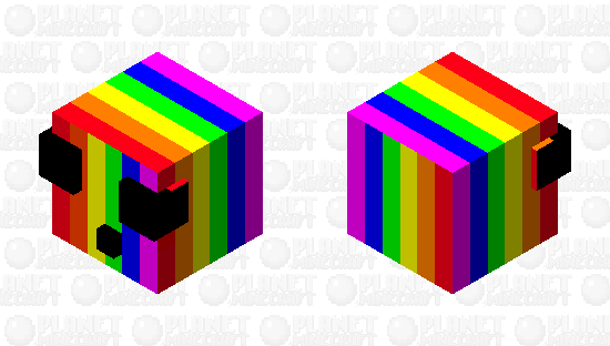 rainbow slime Minecraft Mob Skin