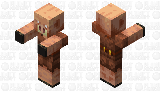 Zombie Piglin Minecraft Mob Skin