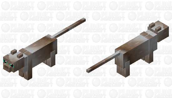 Improved Siamese cat Minecraft Mob Skin