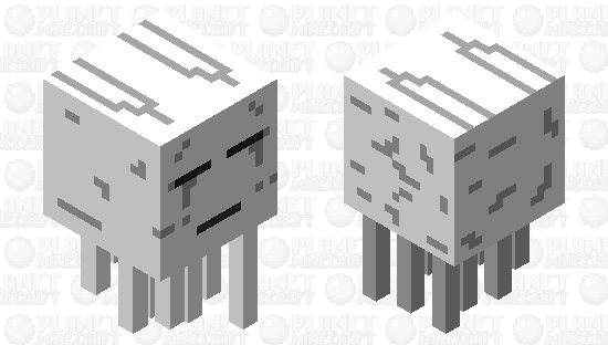 Ghast Minecraft Mob Skin